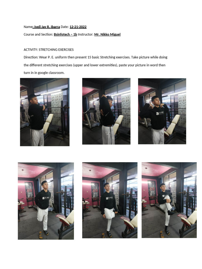 Stretching Exercises | PDF