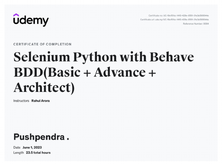 Selenium Certification | PDF