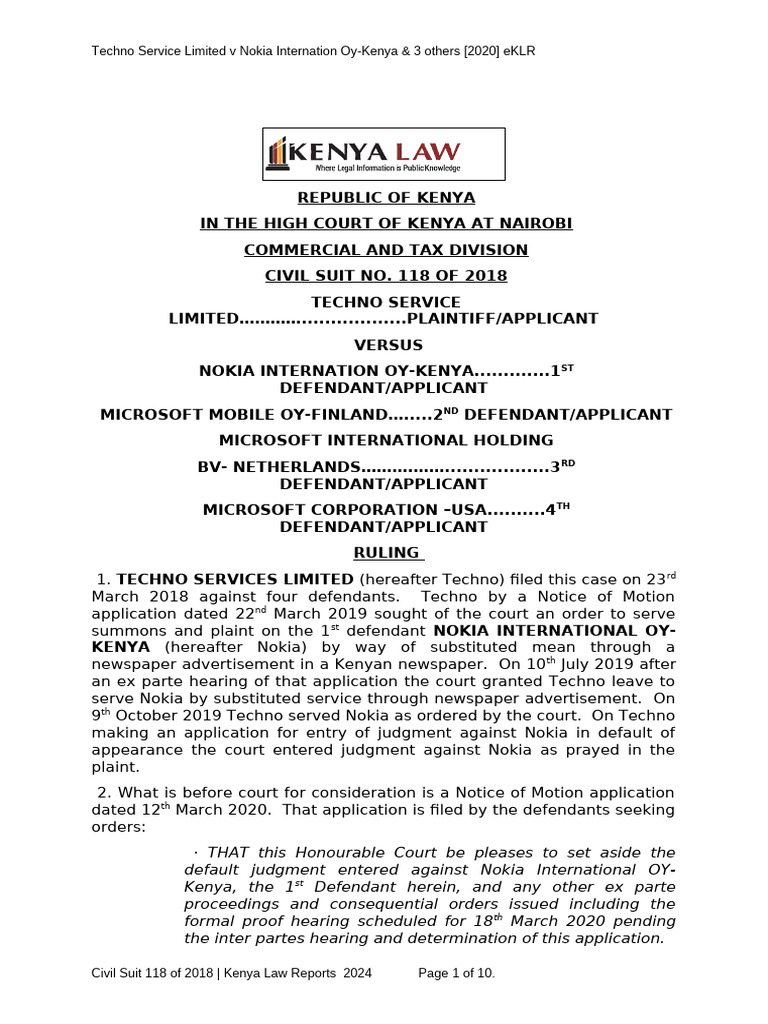 Civil_Suit_118_of_2018 | PDF | Affidavit | Lawsuit