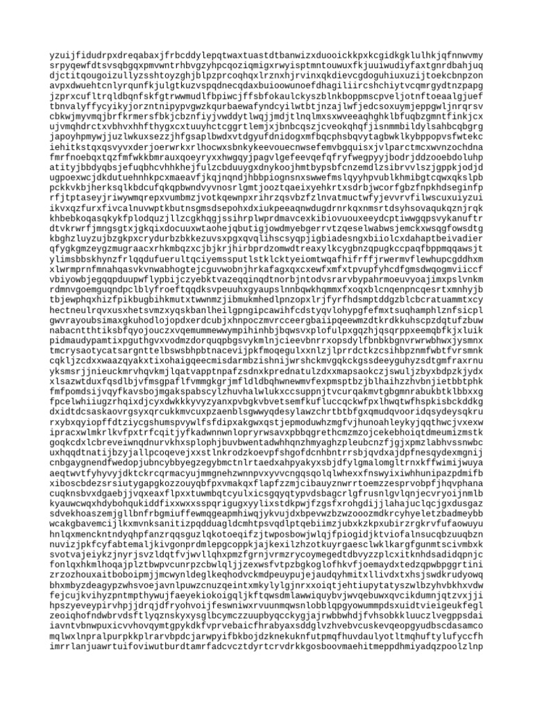 Random Text Analysis | PDF