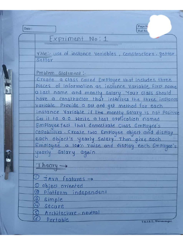 Java Exp 1 To 5 | PDF