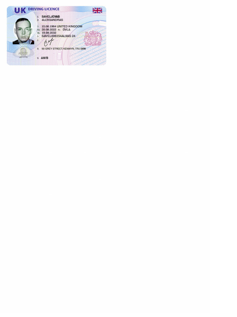 UK DL NEW Max 1 | PDF