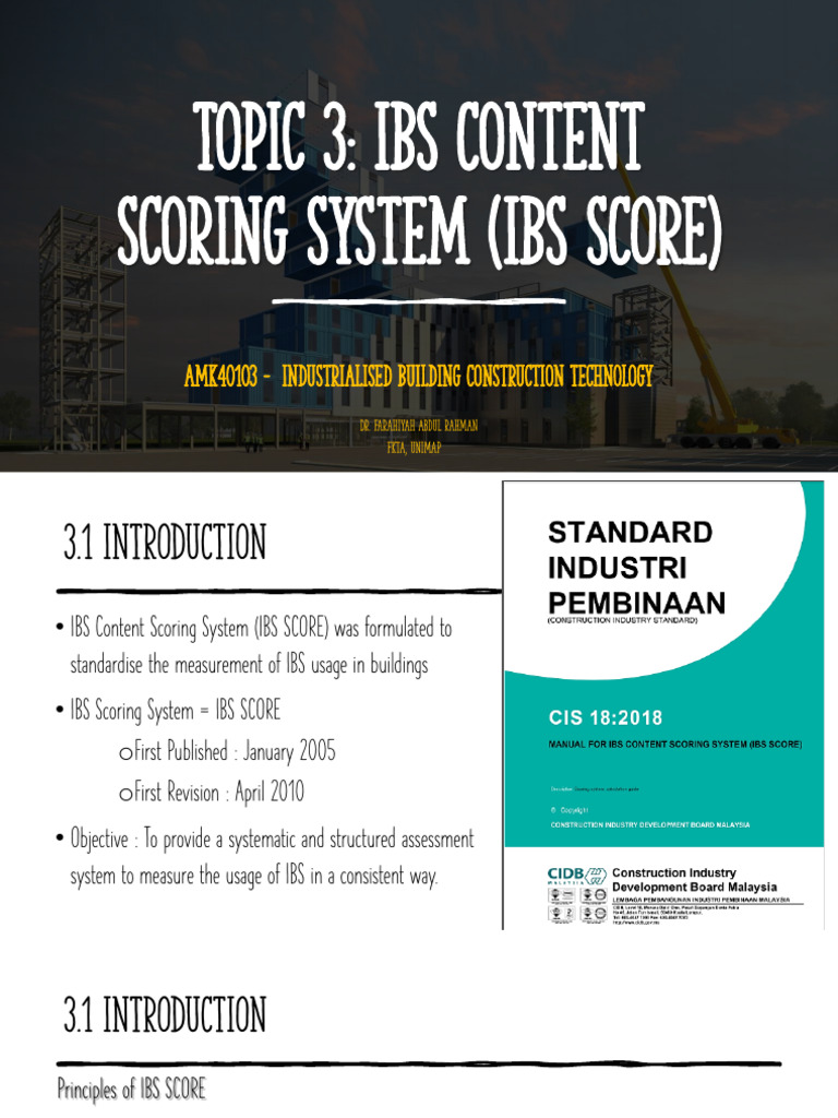 TOPIC 3 IBS Content Scoring System | PDF | Business | Computers