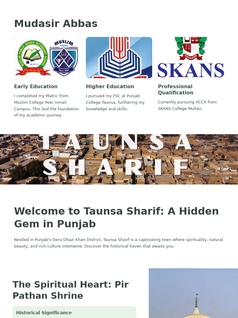 Self Intriduction Presentation | PDF | Indus River