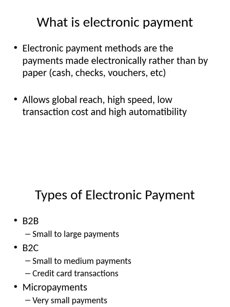 Understanding Electronic Payment Methods | PDF | Credit Card | Smart Card