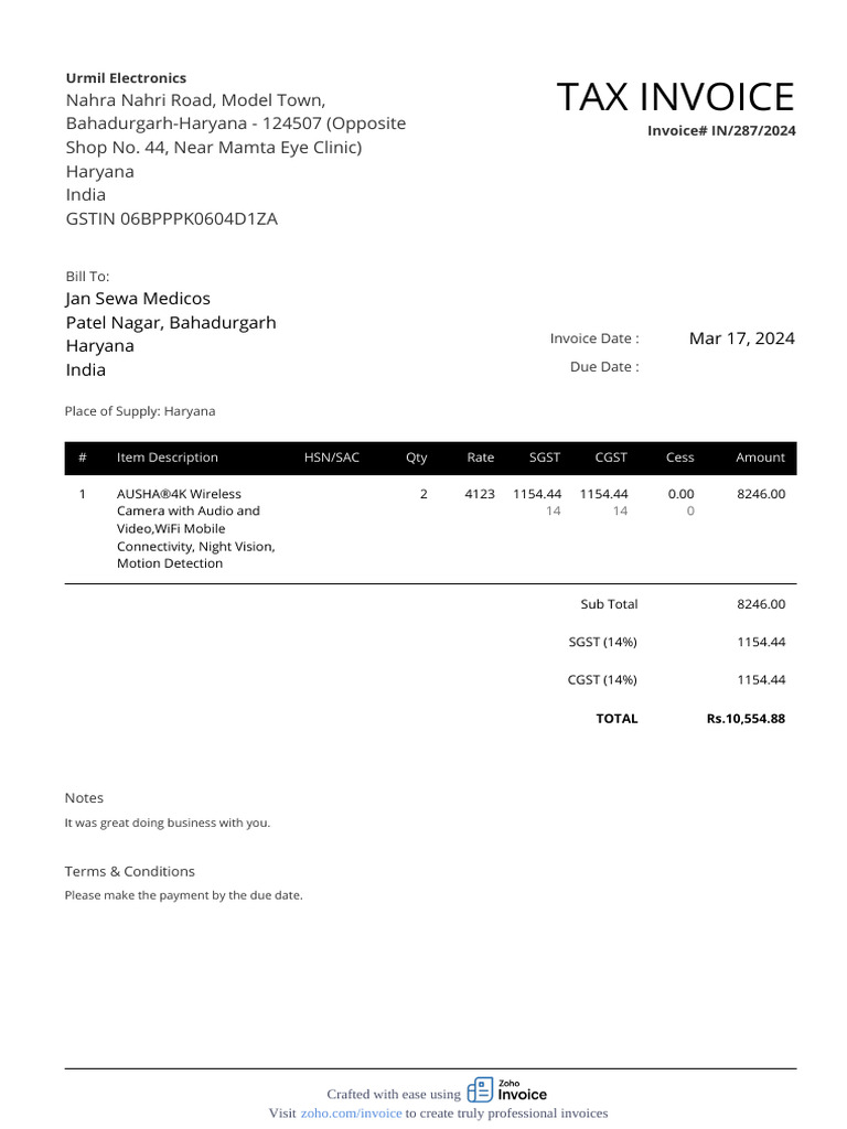 Invoice | PDF