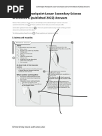 Cambridge Lower Secondary Science 0893 Curriculum Framework | PDF