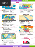 Seas and Bordering Countries | PDF | Mediterranean Sea | Europe