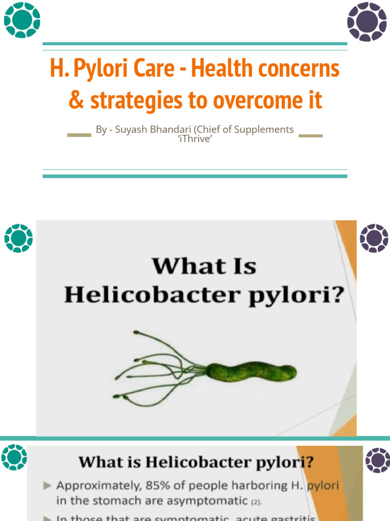 H. Pylori Care - Health Concerns & Strategies To Overcome It | PDF ...