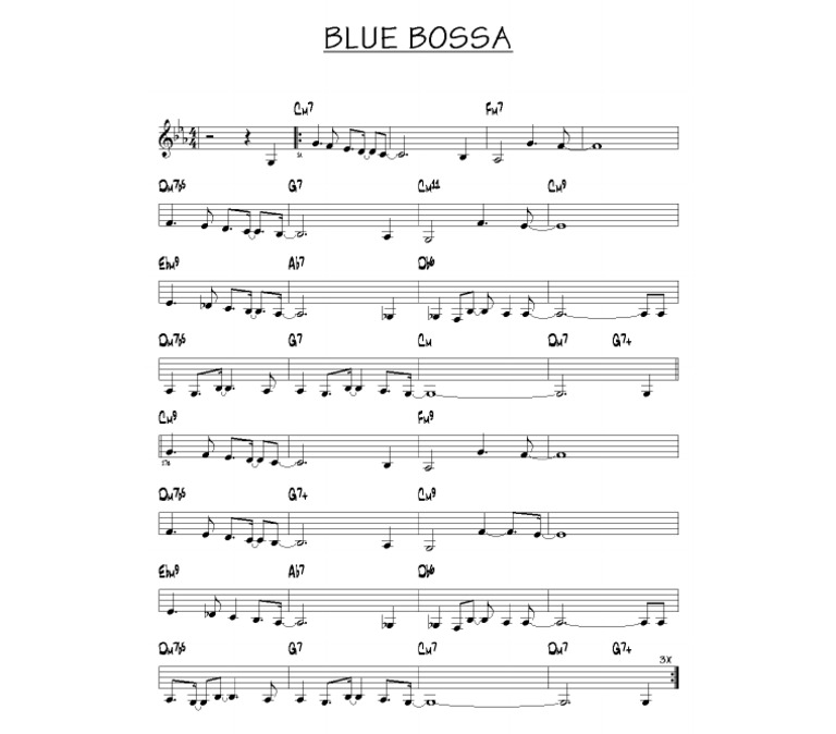 Blue Bossa | PDF