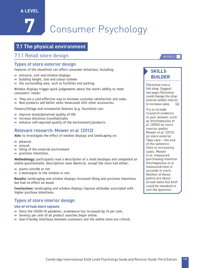 9990 Psychology - Consumer Psychology Textbook | PDF | Odor | Consumer ...