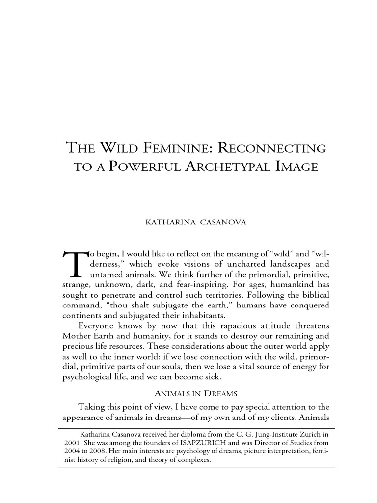 Embracing the Wild Feminine | PDF