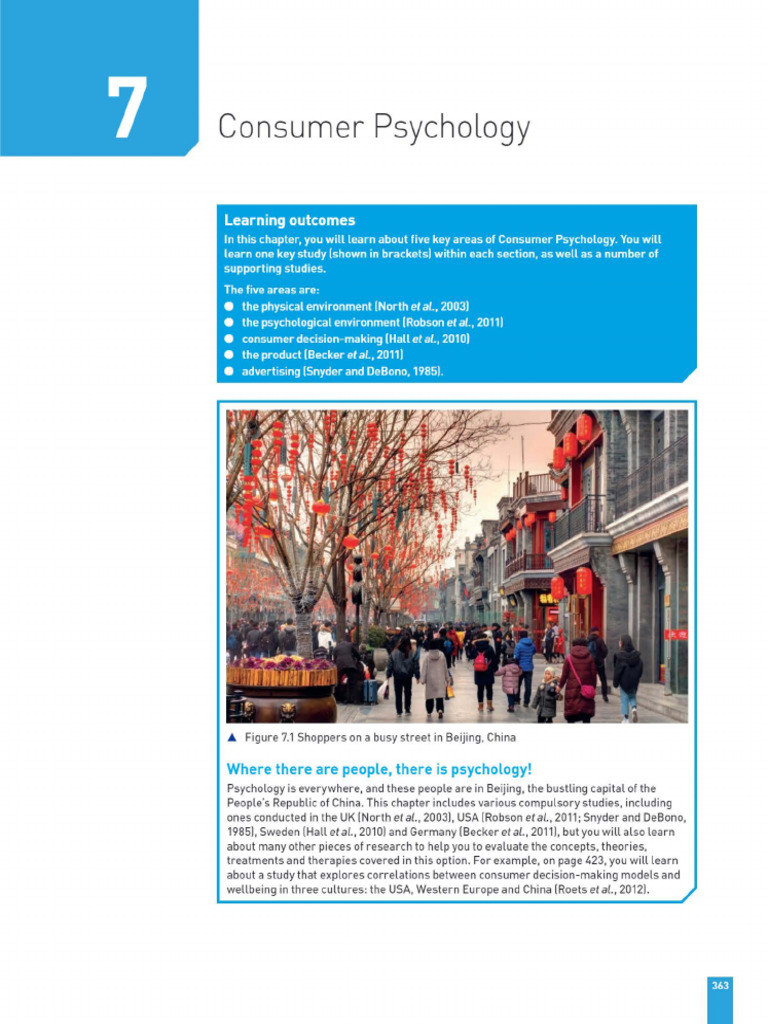 9990 Psychology - Consumer Psychology Textbook | PDF