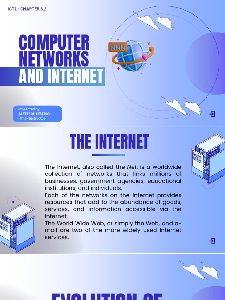 Ict1 - Chapter 3.2 | PDF | World Wide Web | Internet & Web
