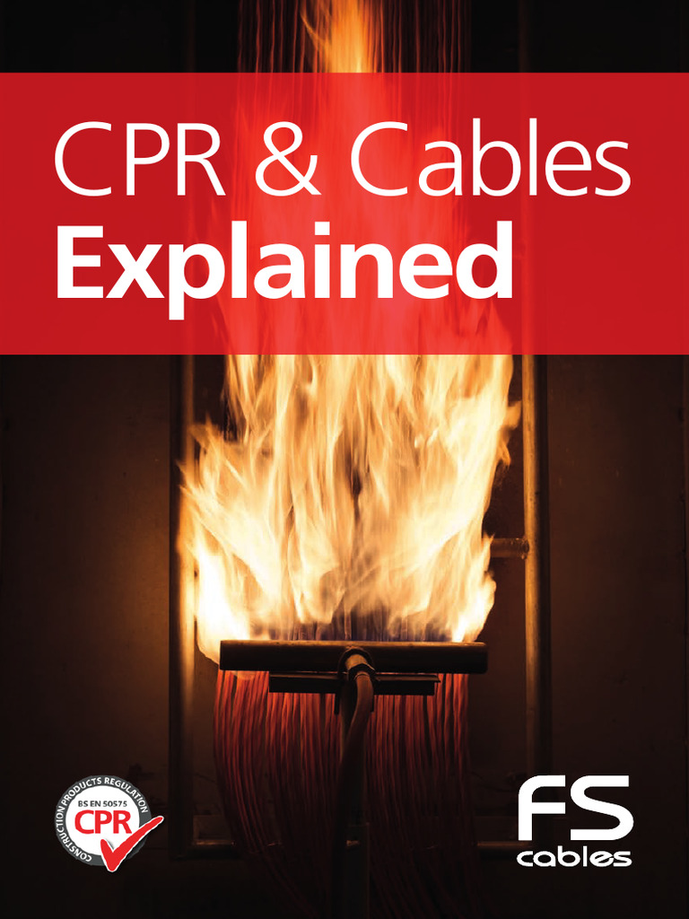 CPR and Cables Guideence | PDF | Smoke | Fires