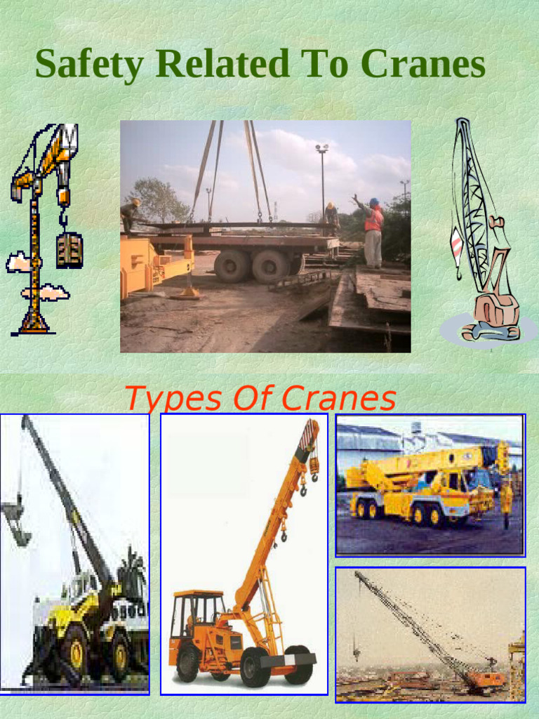 Safety Related To Cranes Operation Procedure | PDF | Crane (Machine) | Mechanical Engineering