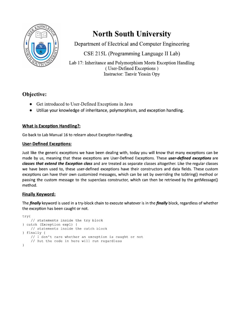 Lab 17 Manual CSE215 Summer 2024 | PDF