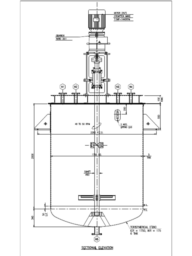 5kl Thinner Mixing Tank-Model | PDF