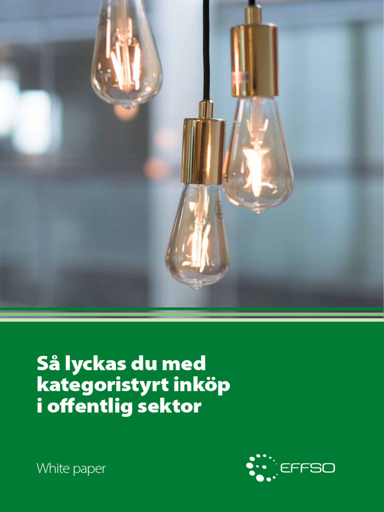 EFFSO - Kategoristyrt Inköp I Offentlig Sektor - Web | PDF
