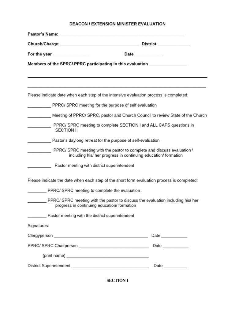 intensive_form_decon_and_extension_ministry_evaluation | PDF | United ...