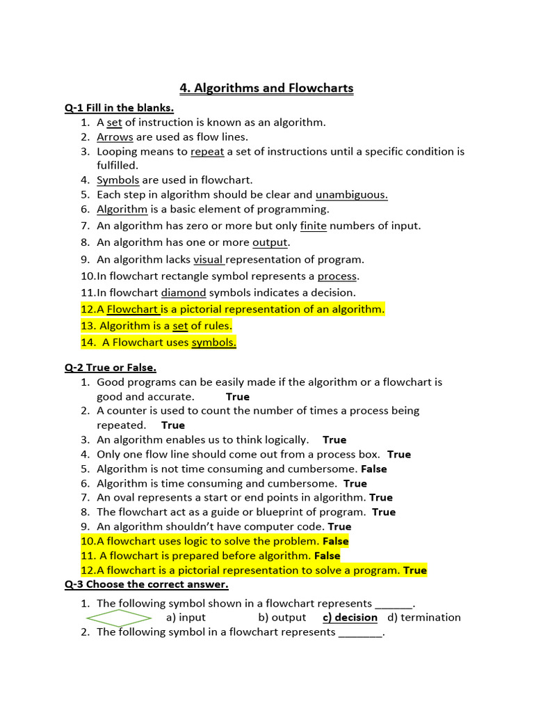 chapter_4 | PDF | Algorithms | Computer Program
