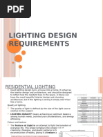 Hospital Illumination Standards Chart | PDF