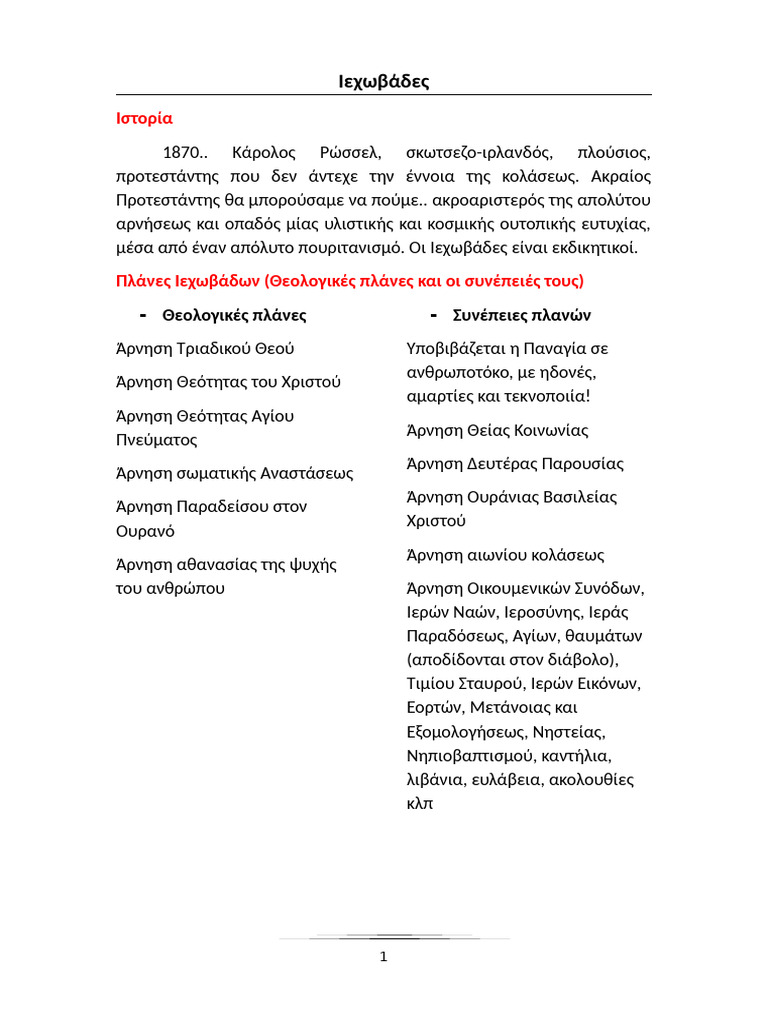 Ιεχωβάδες | PDF