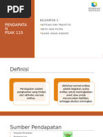 PSAK 115 Pendapatan | PDF