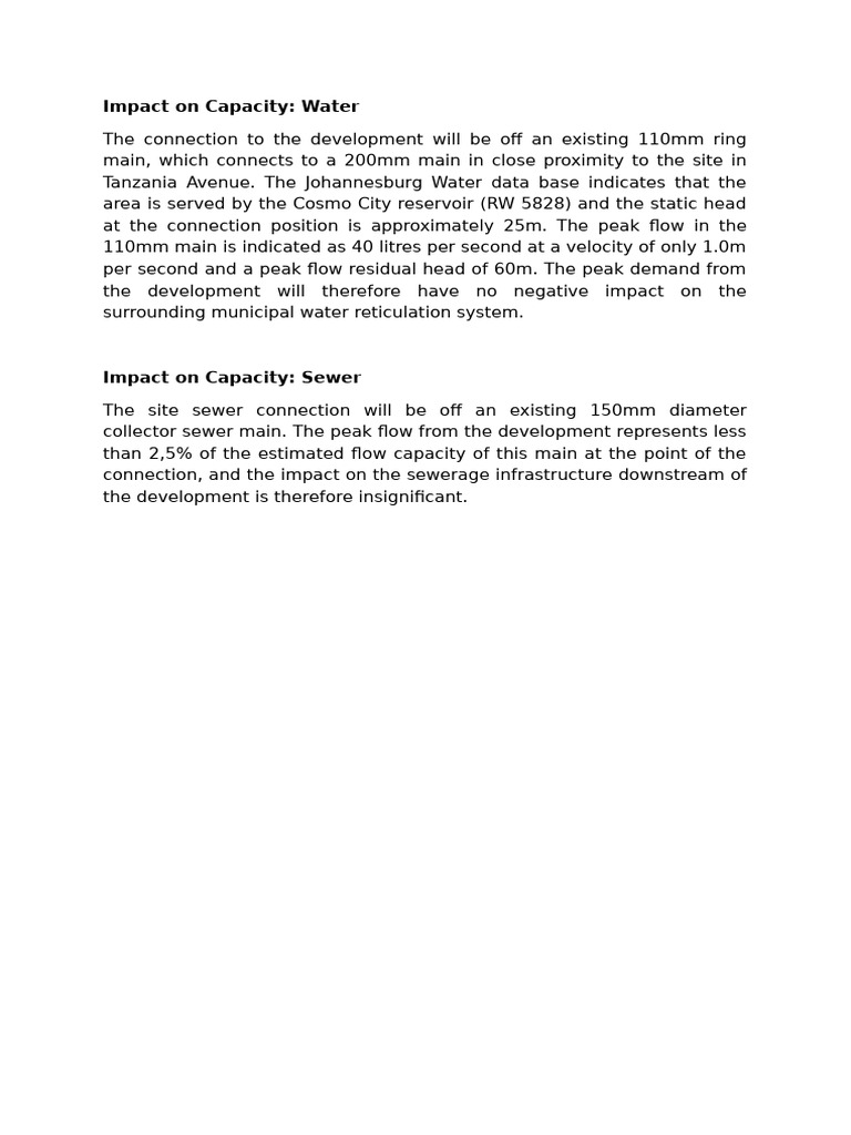 Impact on Capacity | PDF