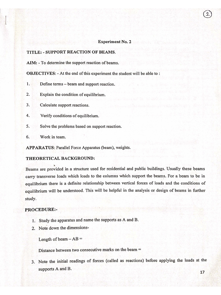 Experiment No. 2 | PDF