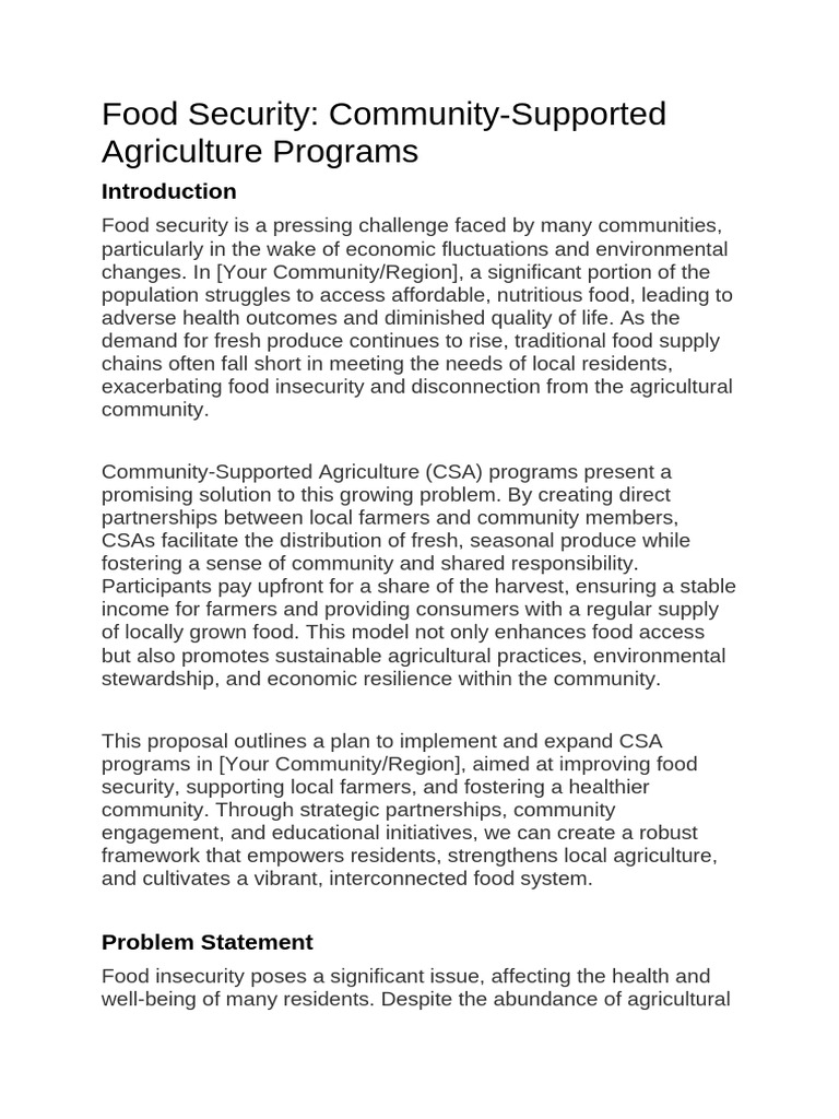 AGRO-FOOD | PDF | Food Security | Agriculture