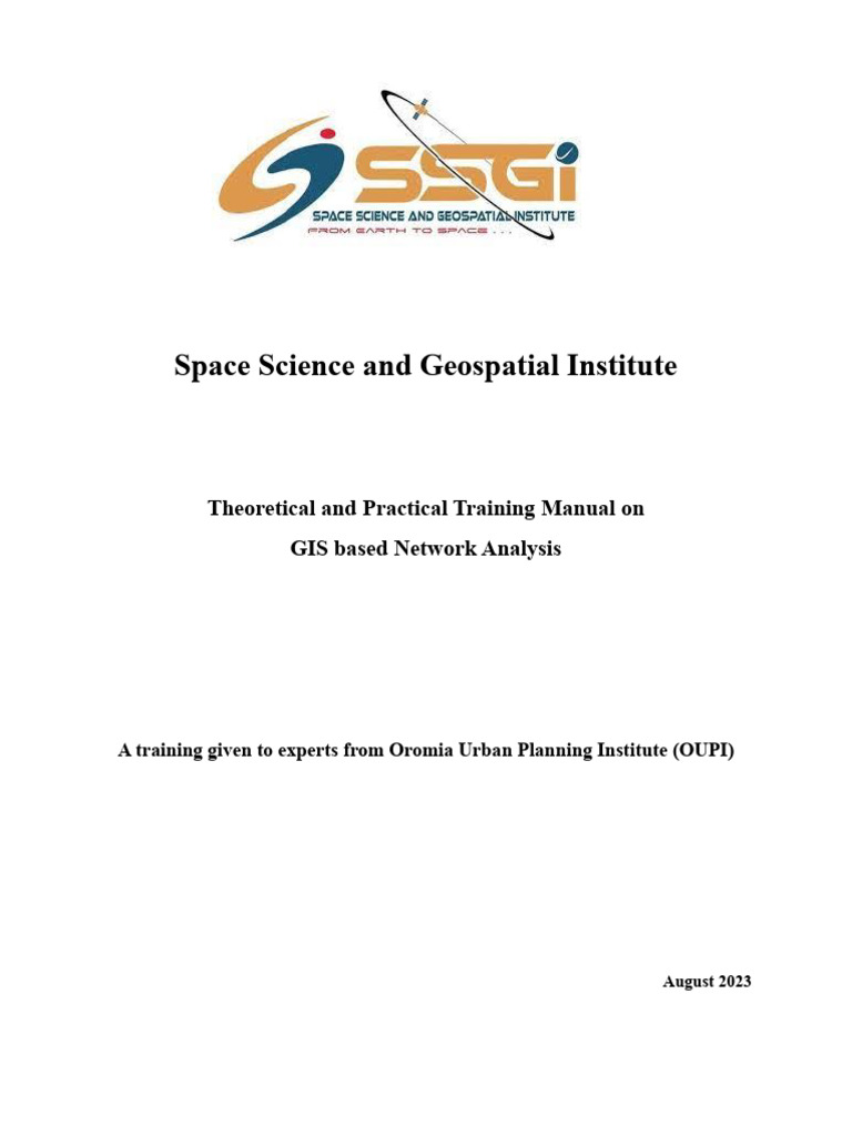 GIS Based Network Analysis - Manual | PDF | Geographic Information System | Computer Network