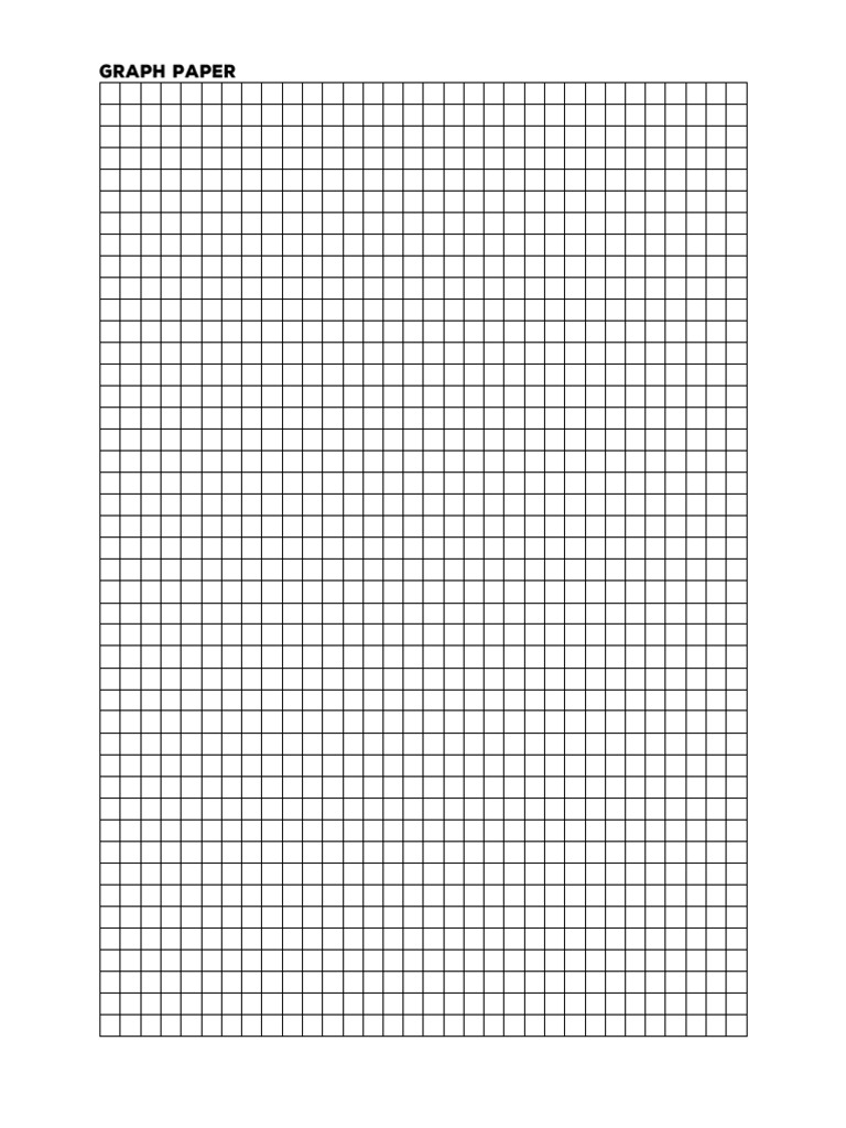 GraphPaperPrintablePDFFreebiein3sizesofsquares 1 | PDF