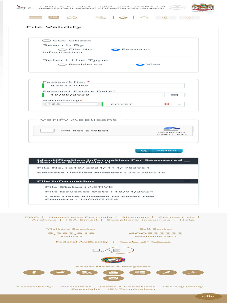 Verify ICP Smart Service File Validity | PDF | Finance & Money ...