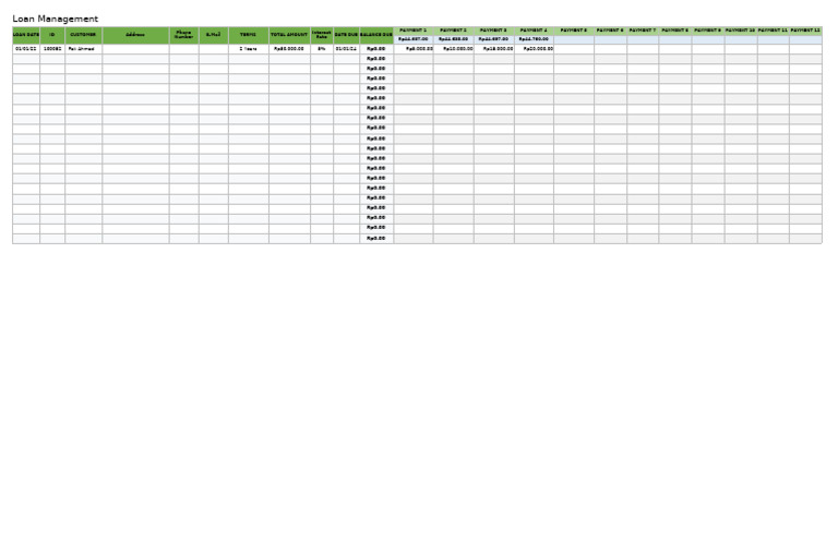 Employees and General Loan Management | PDF | Investing | Private Sector