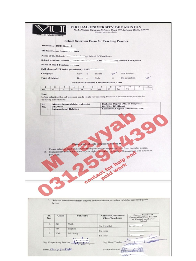 Tyb TPTG Asg 1 Sample | PDF