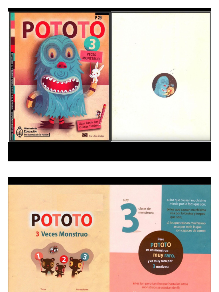 Pototo 3 Veces Monstruo | PDF