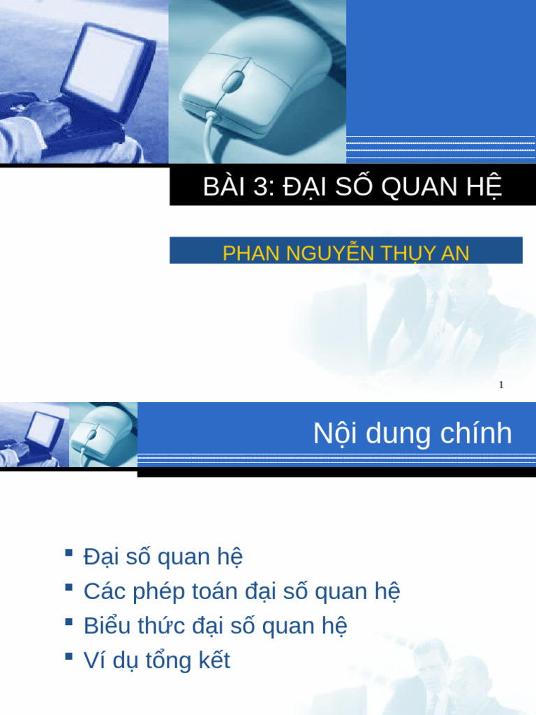 Buoi3 DaiSoQuanHe | PDF