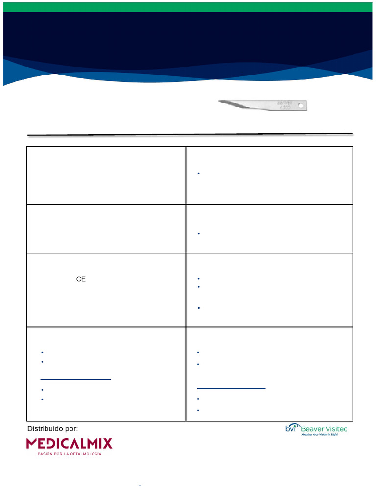 Bvi 376401 Mini Cuchilla de Beaver Mis 6400 PDF | PDF | Materiales ...