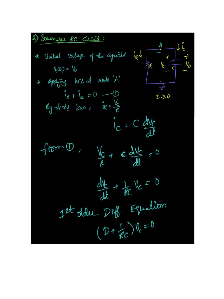 RC Circuit | PDF