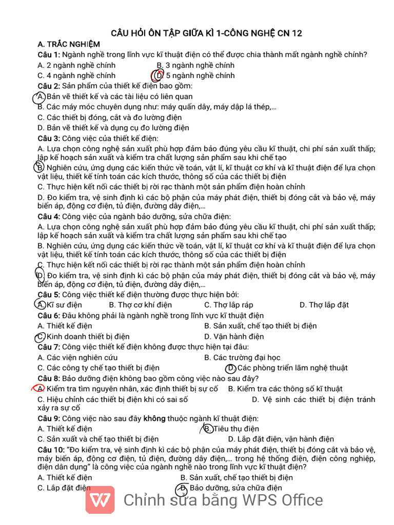 Đề Cương Gki Cn 12 | PDF