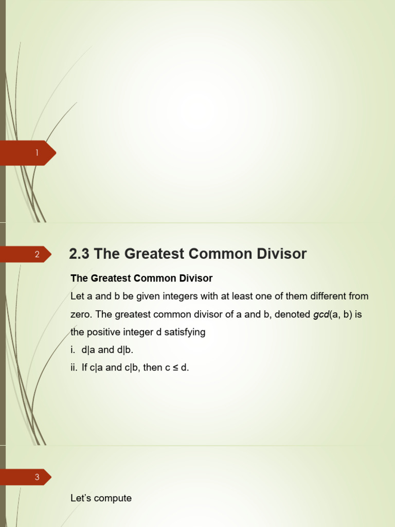 Lecture 6 MATH 212 | PDF | Arithmetic | Discrete Mathematics