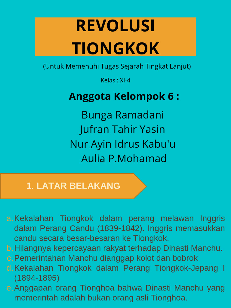 Revolusi - Tiongkok (2) .PPTX - 20241107 - 173230 - 0000 | PDF