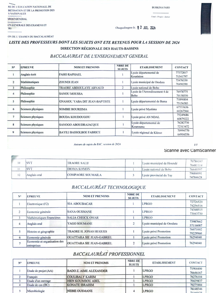 Sujets BAC 2024 | PDF