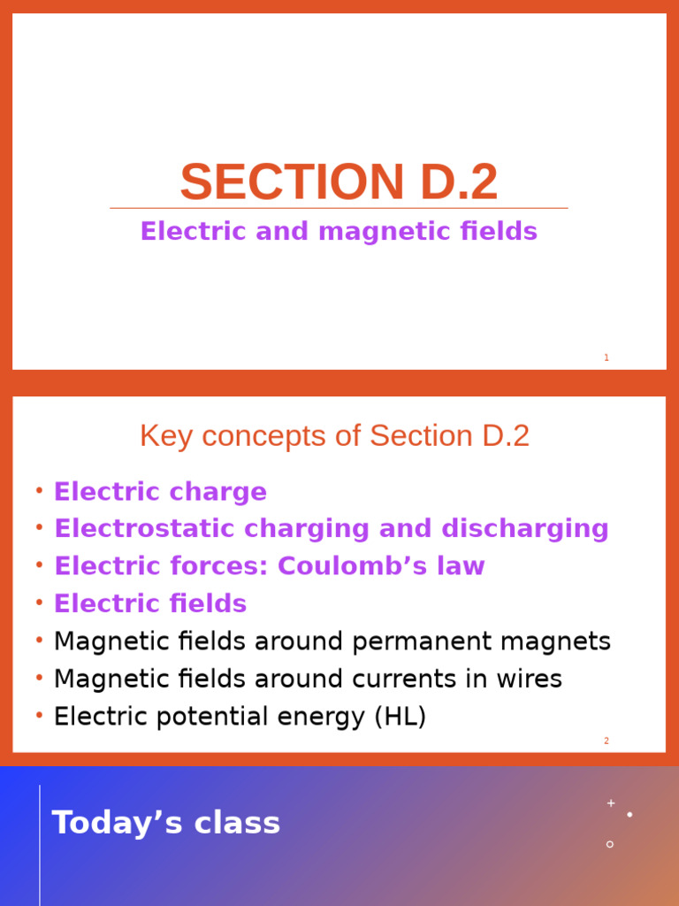 Section D2 v3 Electric-Potential | PDF | Electricity | Electric Field