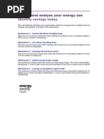 Energy Usage Tracking Spreadsheet 11092022 | PDF | Performance ...