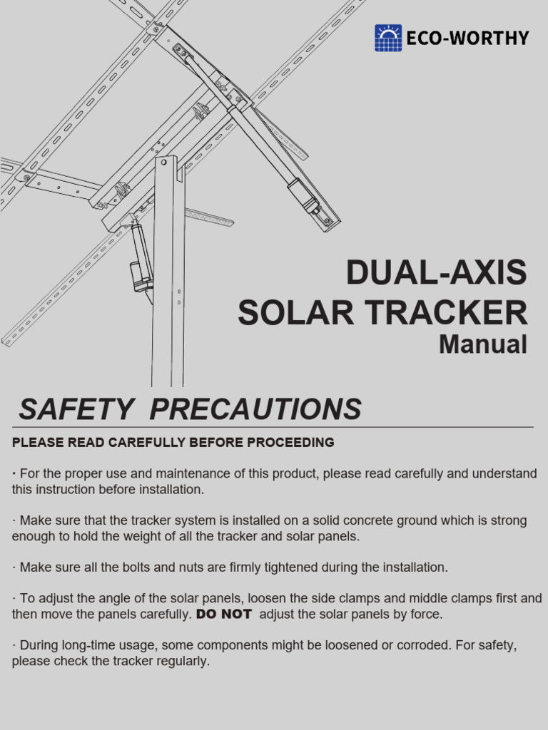 Solar Tracker Installation Guide | PDF | Solar Panel