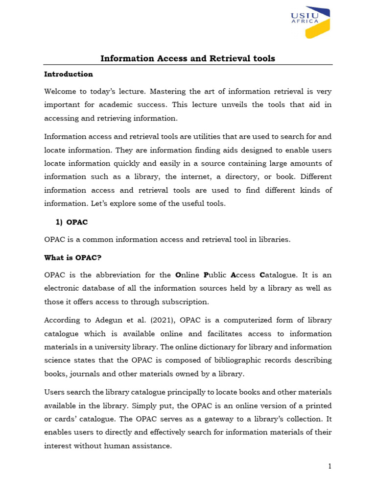 Understanding OPAC and Web OPAC | PDF | Libraries | Search Engine Indexing