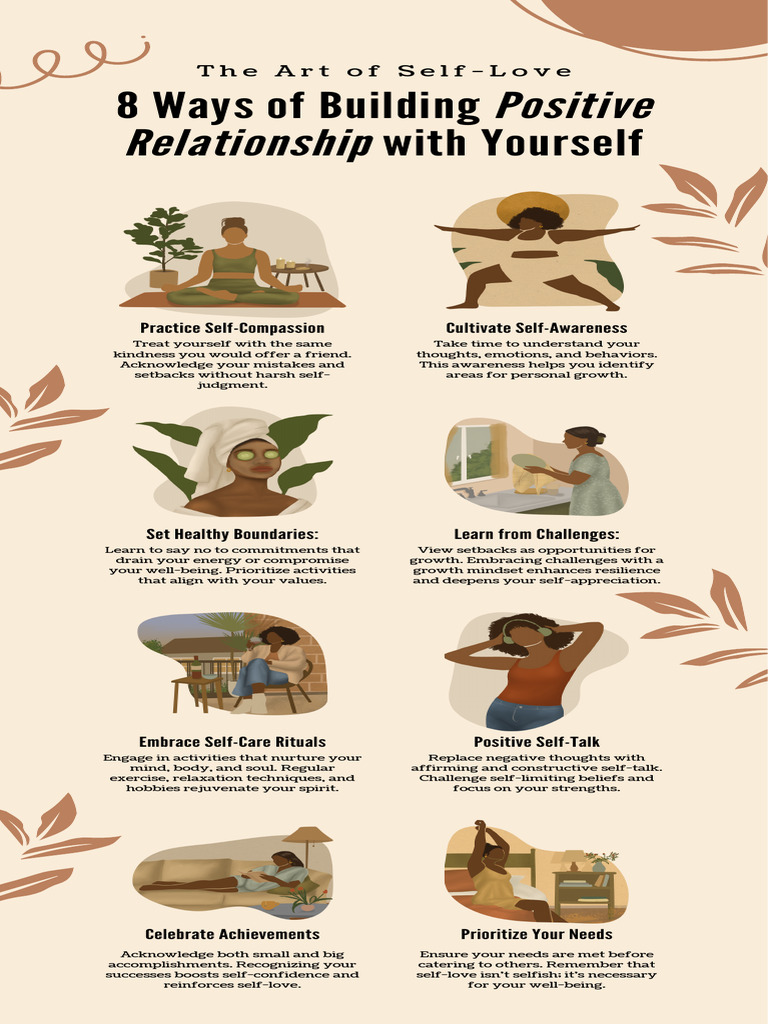 Illustrative Self-Care Infographic | PDF