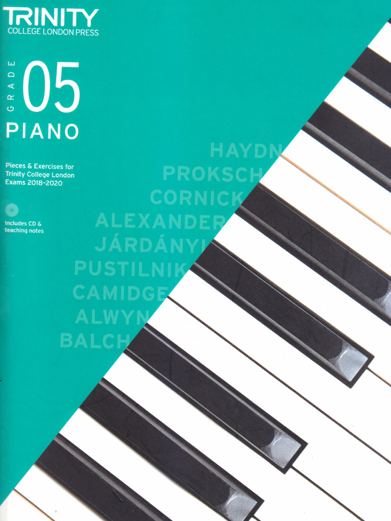 Trinity Piano Grade 5 | PDF | Variation (Music) | Piano